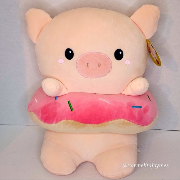 Smoochy Pals | Toys | Pig In Donut Smoochy Pals Plush Nwt | Poshmark